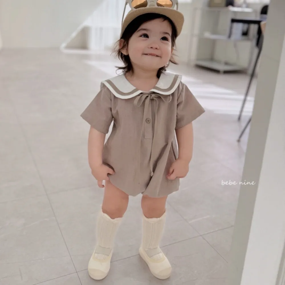 bebe nine 經典海軍領包屁衣 2色