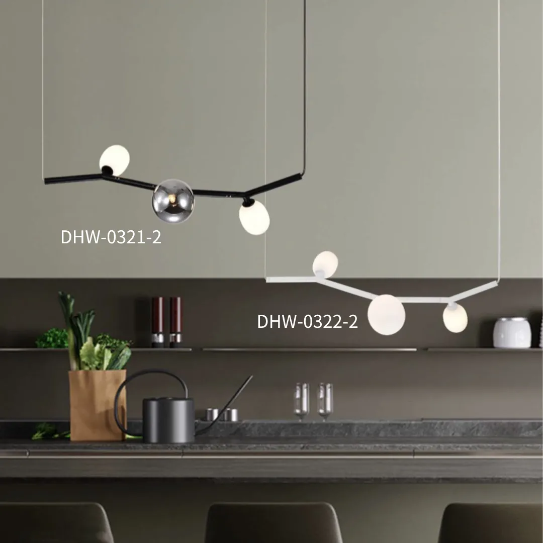 【鹿屋燈飾】DHW-0321.0322-2 玻璃吊燈