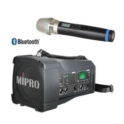 MIPRO MA-100+ACT-32H+藍芽 單頻充電式手提無線喊話器(有USB)+藍芽