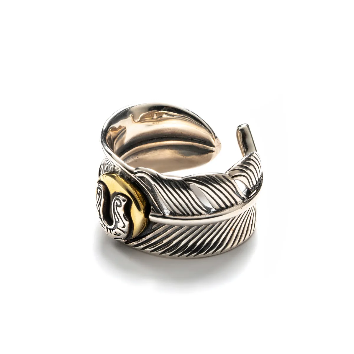 925S HORSESHOE HOPE RING