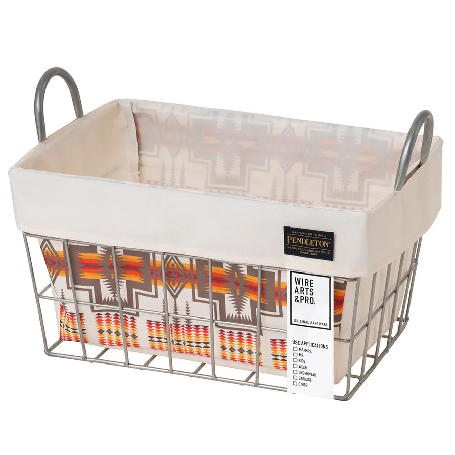 PENDLETON x WIRE ARTS & PRO Laundry Square Basket 18L