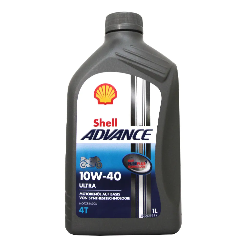 Shell ADVANCE ULTRA 4T 10W40 全合成機油 (歐洲版)