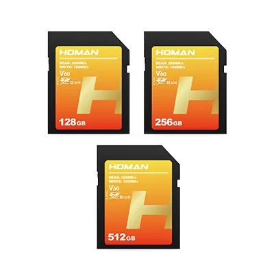 HOMAN UHS-II SD Card V60 記憶卡 128GB 256GB 512GB