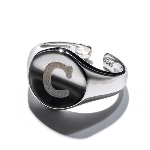 925S LETTER C RING