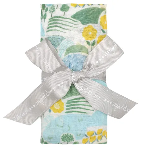 ANGEL DEAR Bamboo Muslin Swaddle (Cute Country Floral)