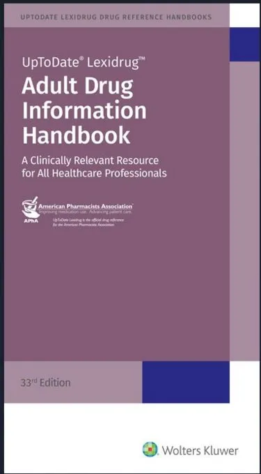 (實售) Adult Drug Information Handbook: A Clinically Relevant Resource ...