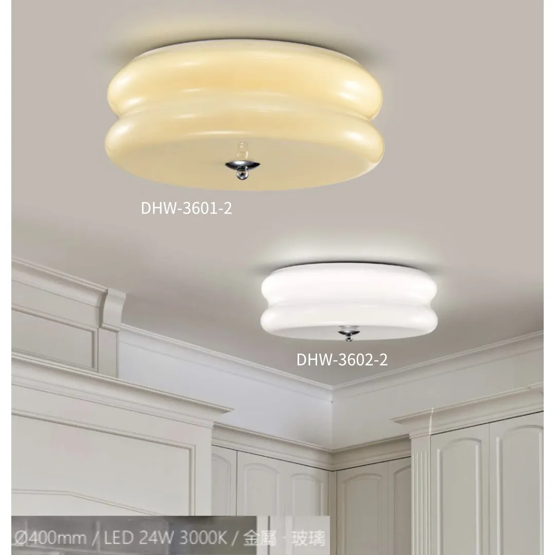 【鹿屋燈飾】DHW-3601.3602-2 玻璃吸頂燈