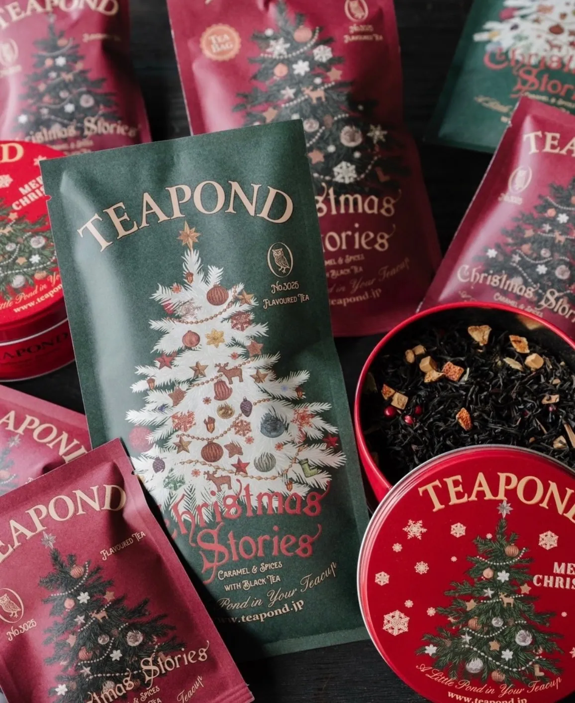 * 現貨＋預購 * 日本直送 日本限定 TEAPOND 聖誕限定茶系列