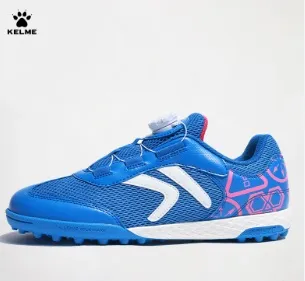 KELME 卡爾美 兒童足球鞋 TF 旋轉扣 透氣 寶藍# 84223644