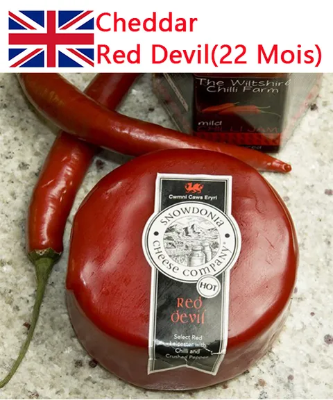 Cheddar Red Devil Chilli英國切達紅色惡魔硬質乳酪(辣椒,胡椒,辛香料)
