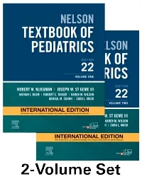 Nelson Textbook of Pediatrics 2Vols (IE)