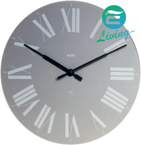 【缺貨】ALESSI 時鐘(灰) FIRENZE WALL CLOCK GRAU #12 G