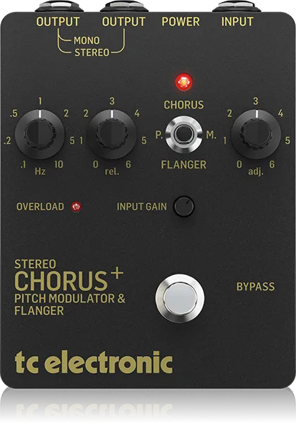 TC Electronic SCF Gold Stereo Chorus Flanger Modulation Pedal 效果器 空間系