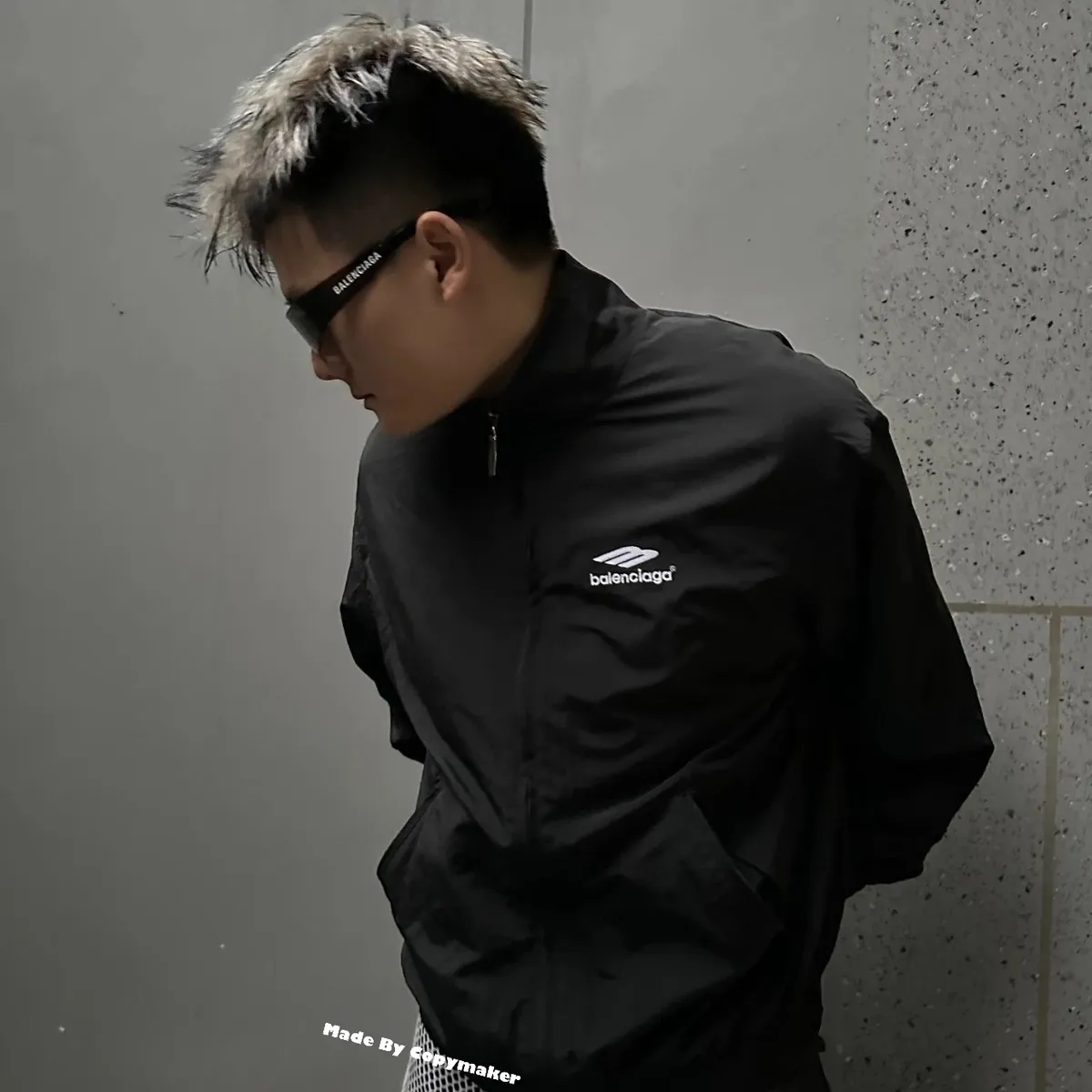 【現貨】BLC 巴黎 22FW 3B 刺繡Logo 復古 運動外套 夾克 衝鋒衣