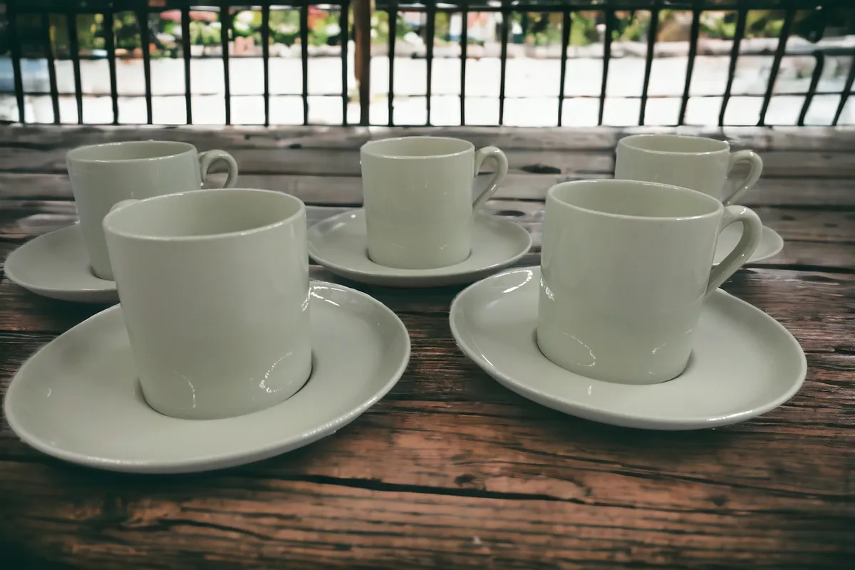 Spode - Flemish Green 骨瓷 濃縮咖啡杯組