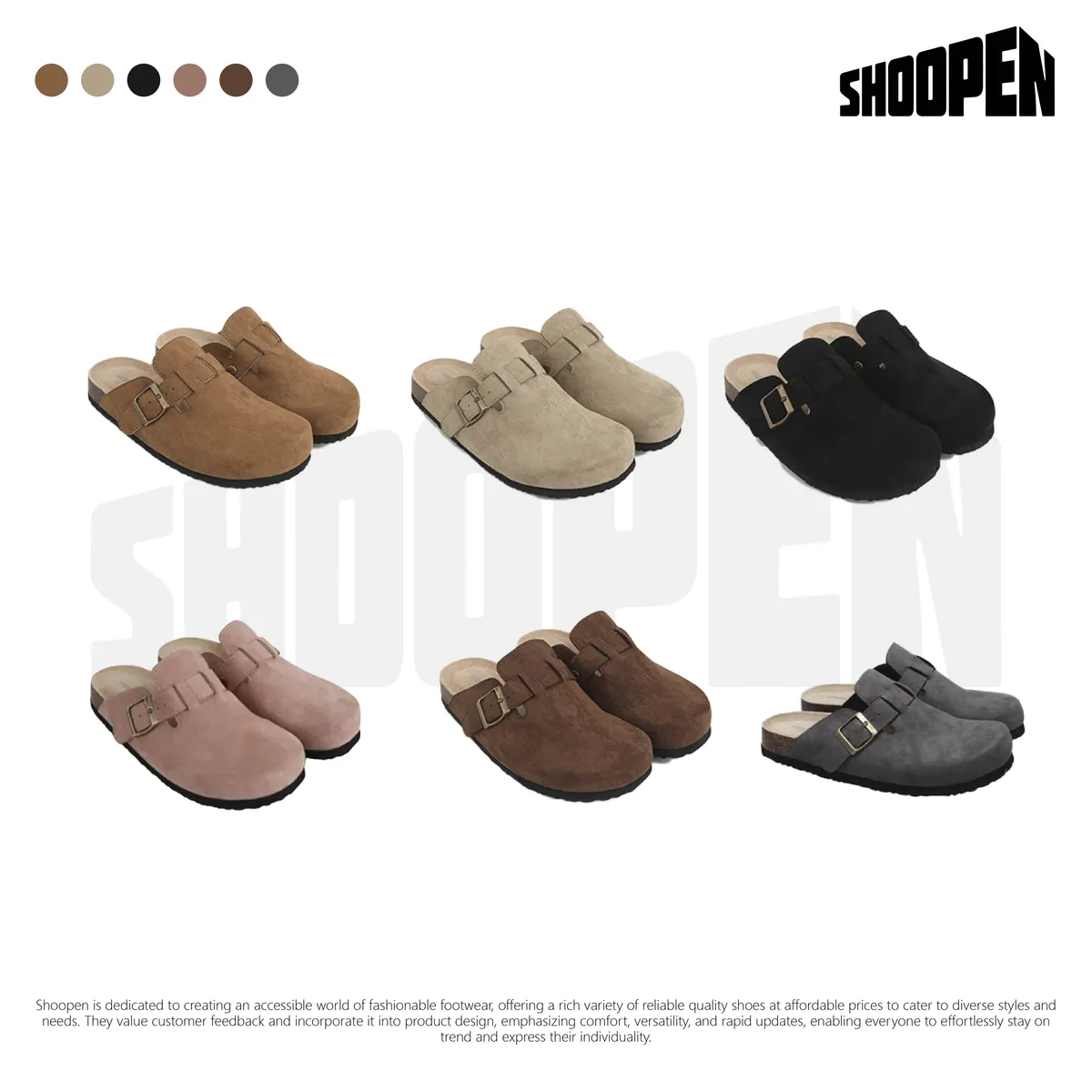 SHOOPEN SUEDE CLOG 穆勒拖鞋