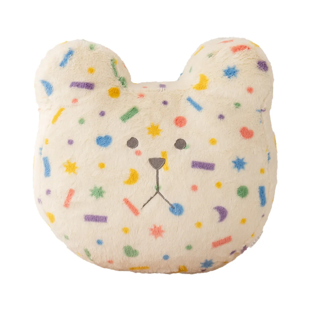 CRAFTHOLIC 宇宙人 歡樂萬花筒熊造型靠枕