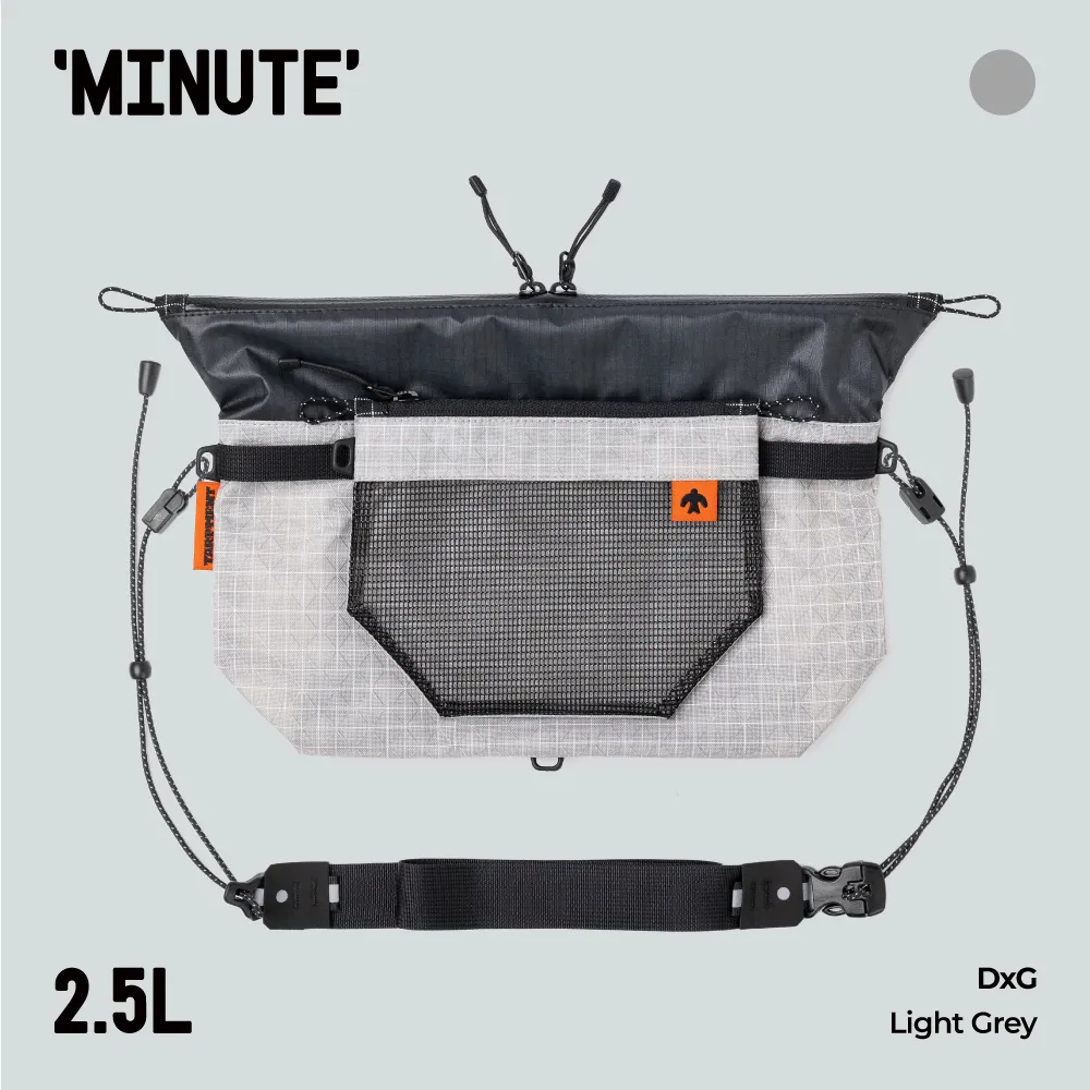 [TAR(P)MENT] MINUTE Sacoche 2.5L 胸前小包 - Light Grey