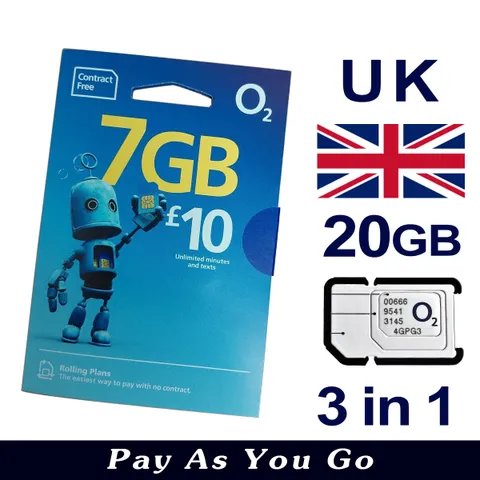 【號碼卡】新款 英國 O2 UK 旅遊卡 上網卡 歐洲 出國 O2 UK 電話卡 儲值卡