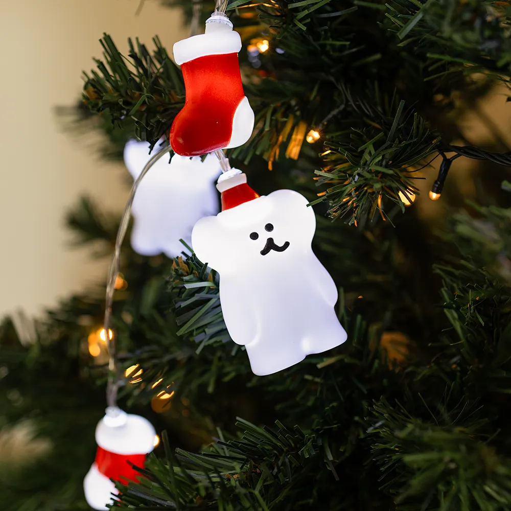 Dinotaeng｜BOBO Holiday Bulb 波波熊🎄 聖誕造型串燈 裝飾燈