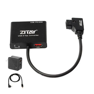 ZITAY 希鐵 ZC-60WA D-Tap 轉 USB-C V掛電池快速充電器