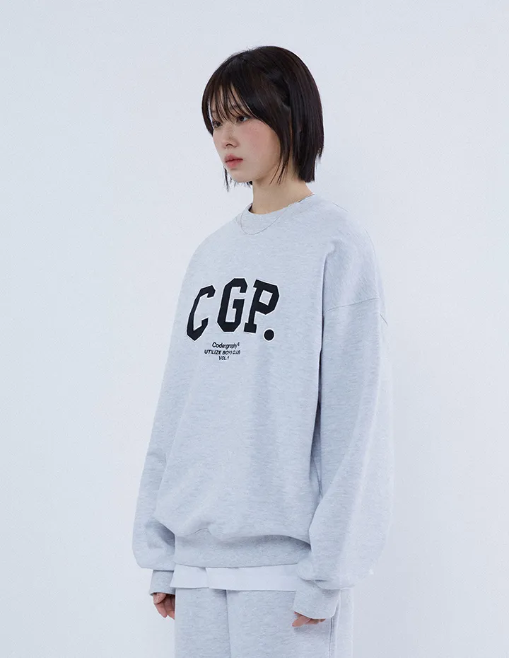【24SS】Codegraphy 經典LOGO大學TEE(淺灰)
